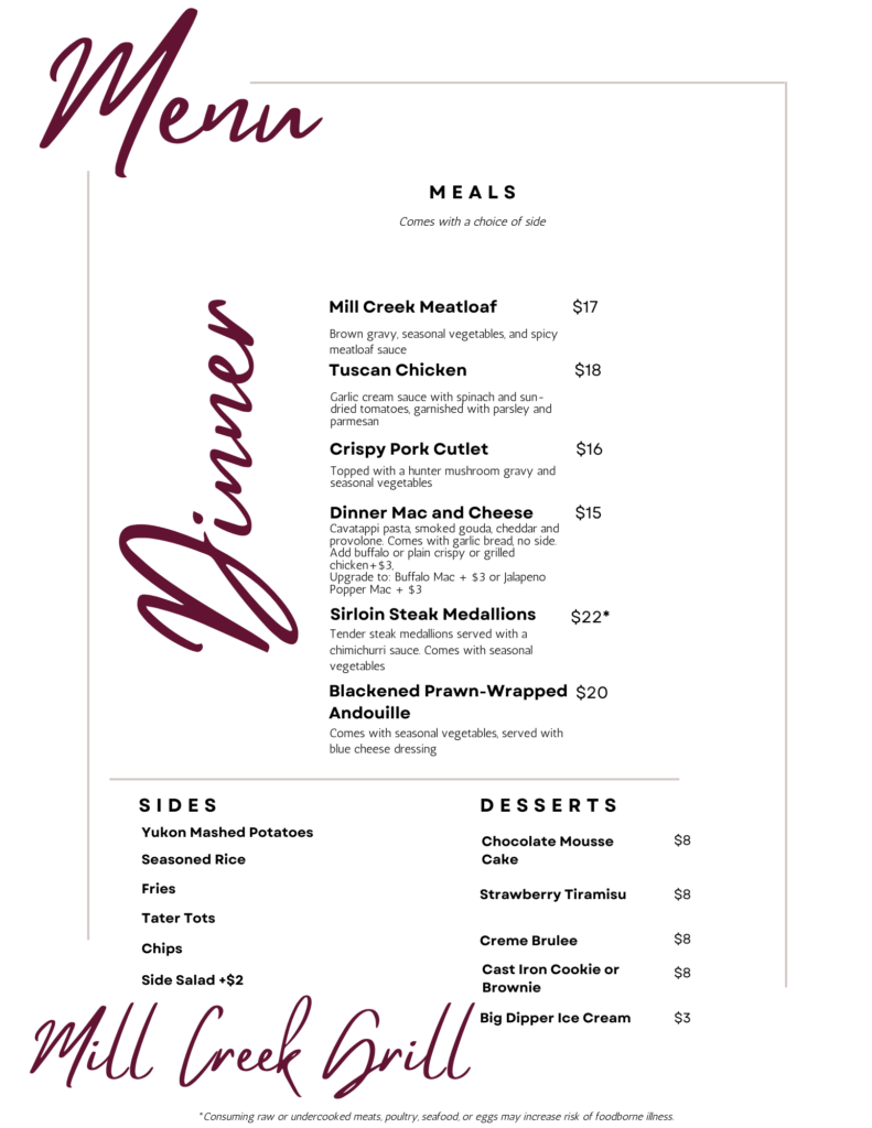 Dining – King Ranch Mountain Golf Course