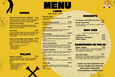 Dining – King Ranch Mountain Golf Course